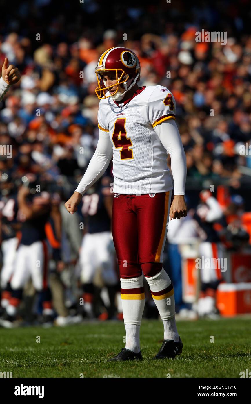 Washington Redskins place kicker Graham Gano (4) kicks a field goal in ...