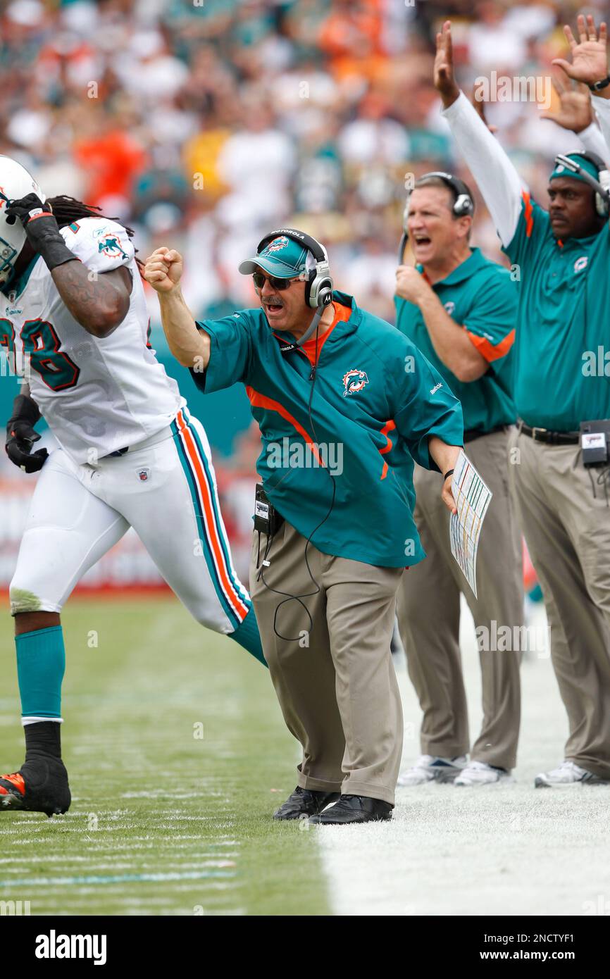 Miami Dolphins coach Tony Sparano during the second half of a NFL ...