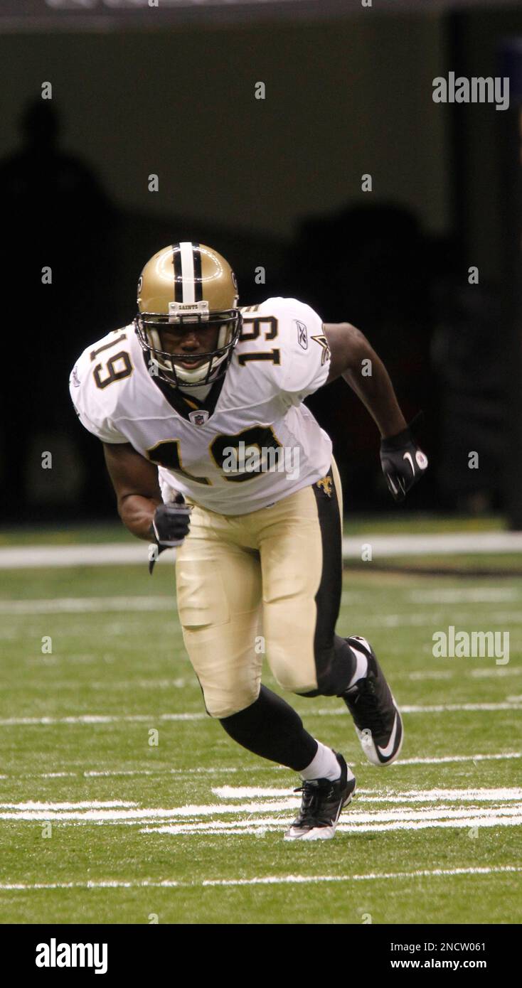 New Orleans Saints wide receiver Devery Henderson (19) during an NFL ...