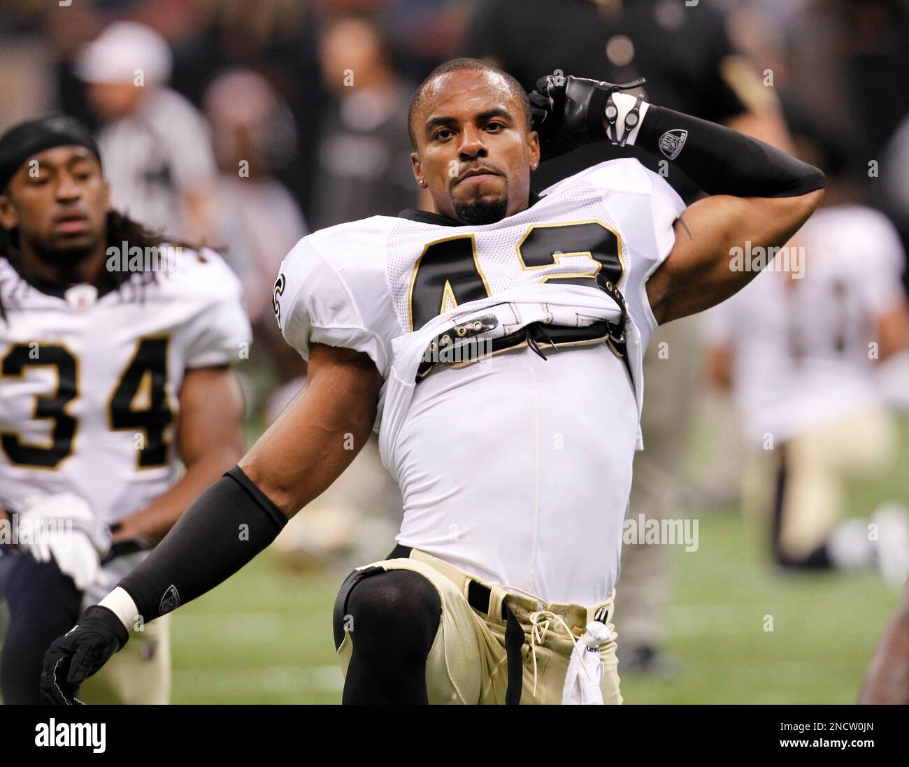 New Orleans Saints safety Darren Sharper (42) during an NFL football ...