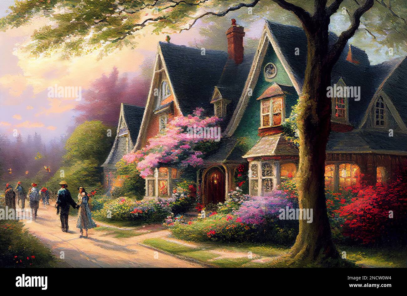 English pastoral landscape painting hi-res stock photography and images ...