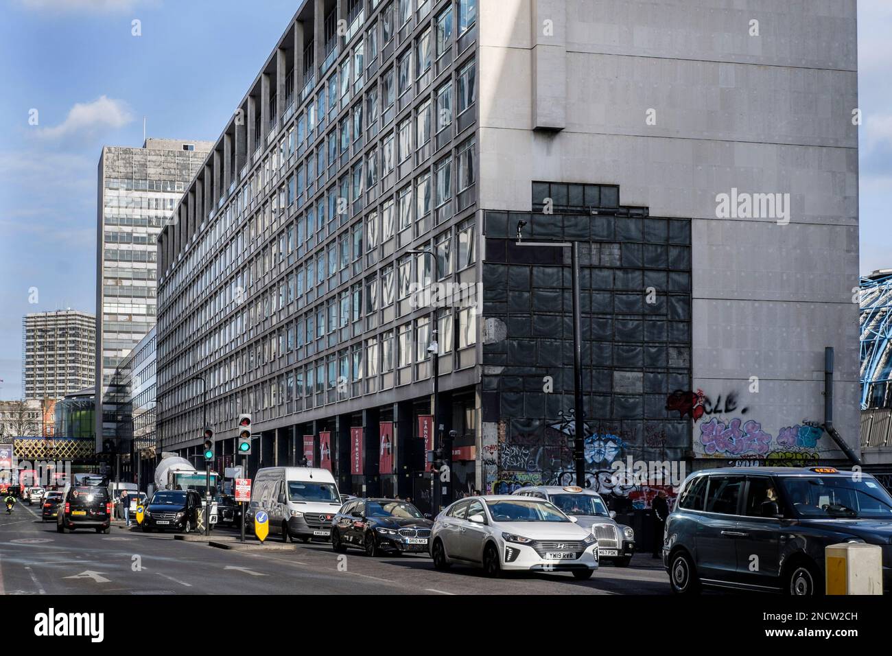 Elizabeth House, a 1960s office building in York Road adjacent to ...