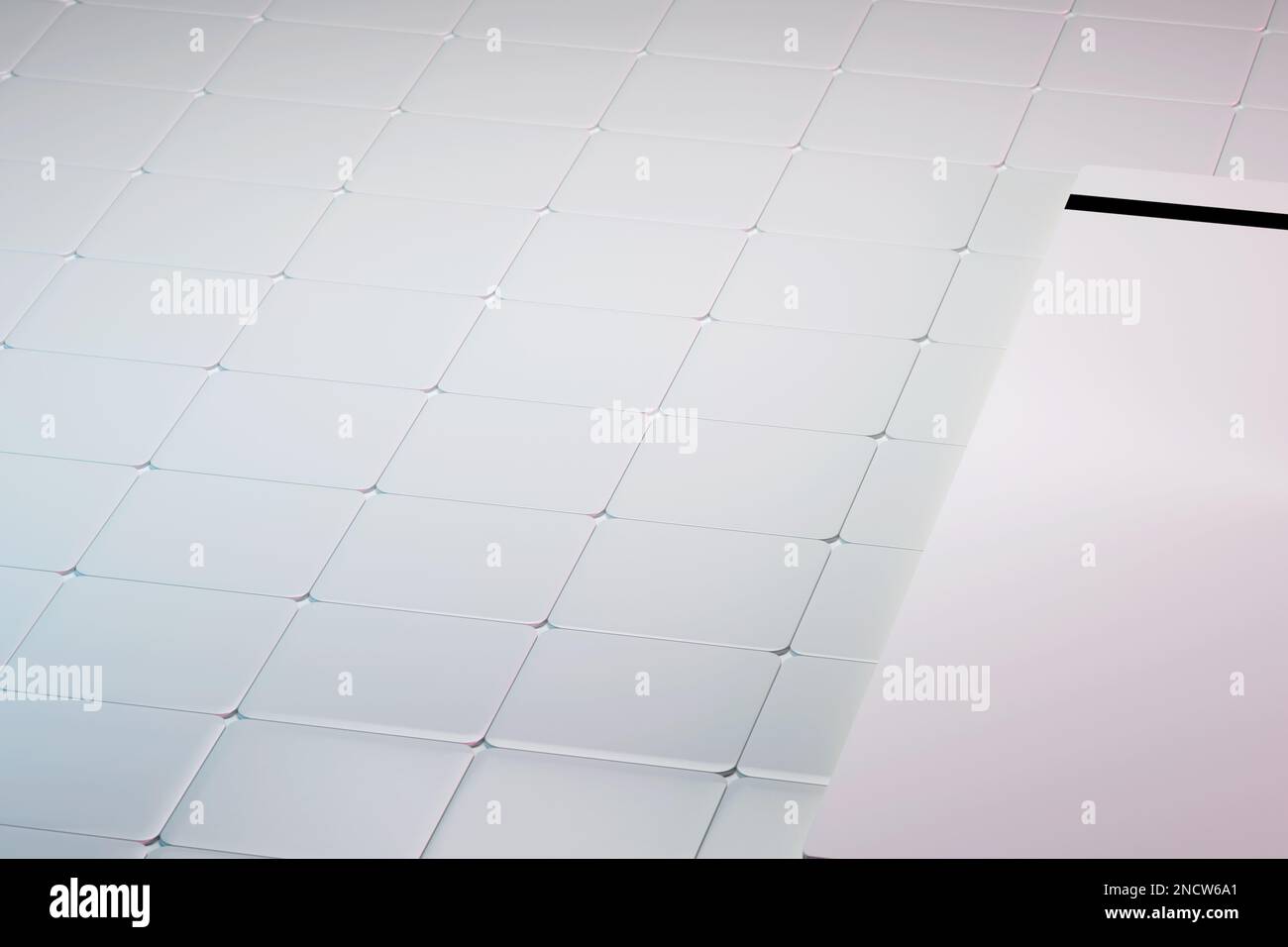A 3D rendering of white floor tile Stock Photo - Alamy