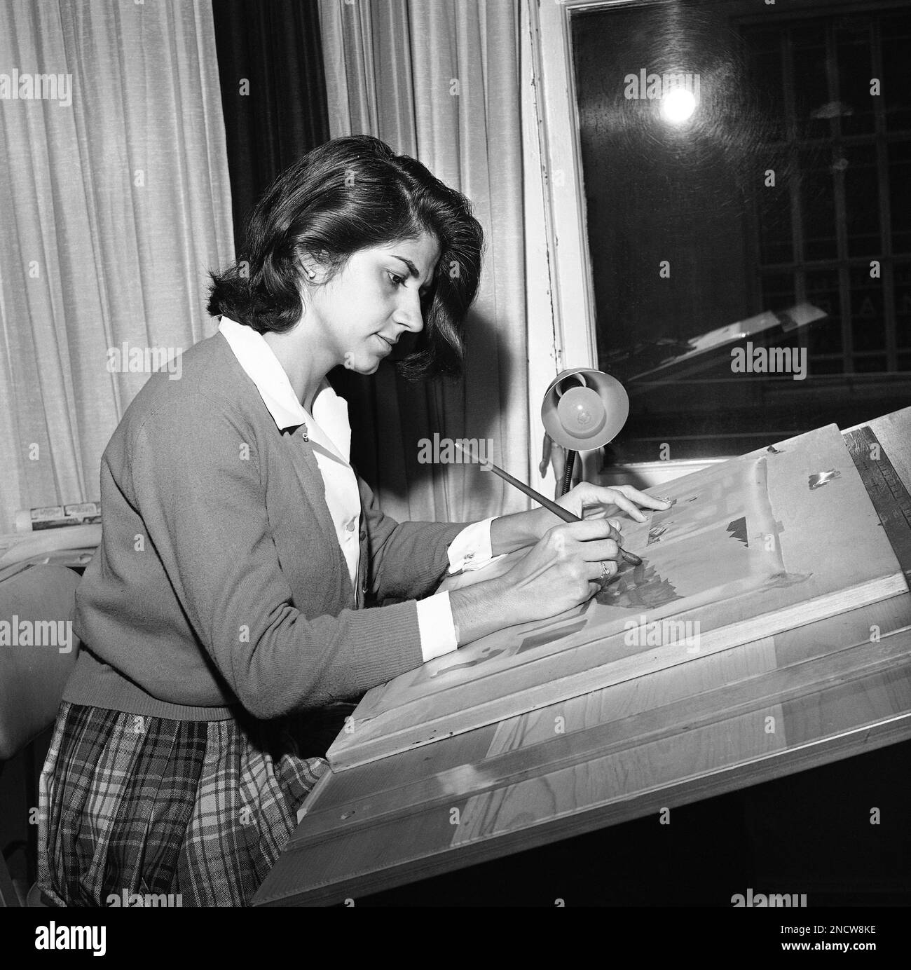 Artist Maria Rosa Sellek works on first phase of pamphlet in Cuba on ...