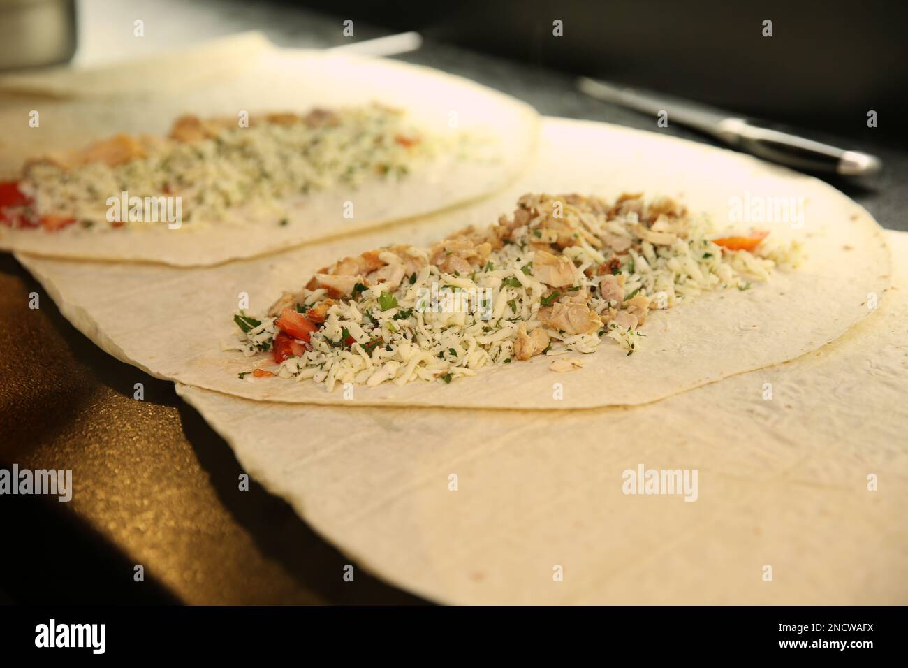 Shawarma recipe hi-res stock photography and images - Alamy