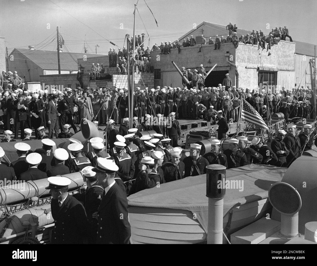 Three U.S. Navy sub chasers were turned over to the Brazilian navy at ...