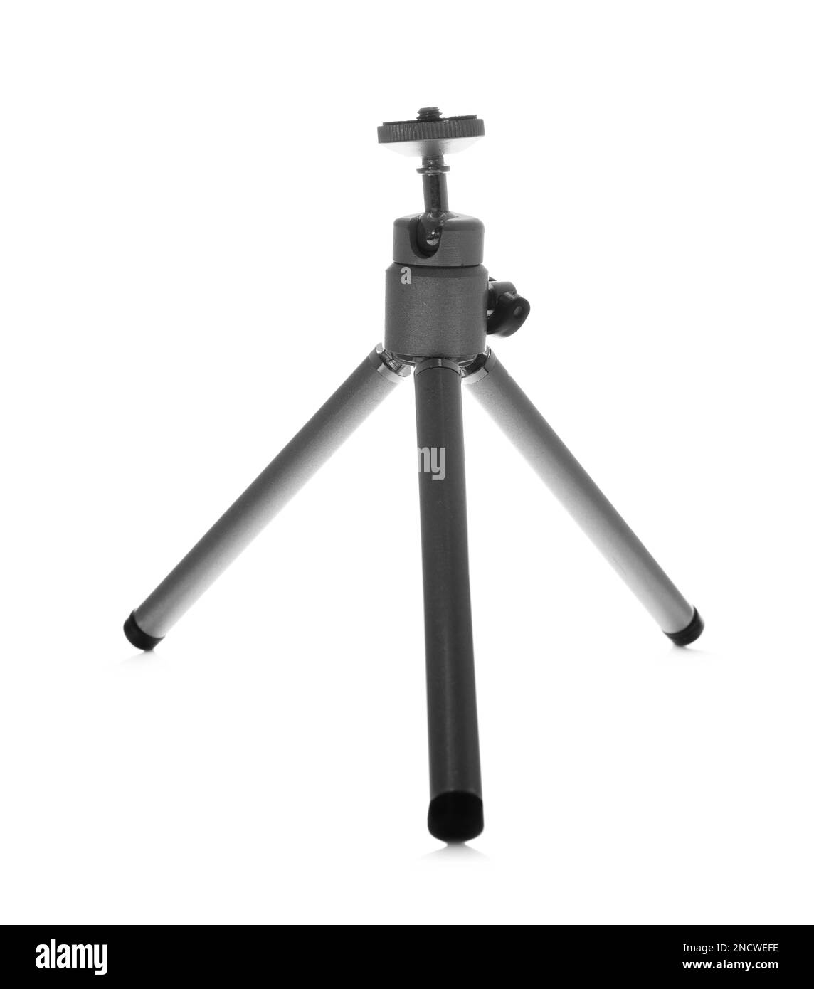 Modern stylish mobile tripod isolated on white Stock Photo - Alamy