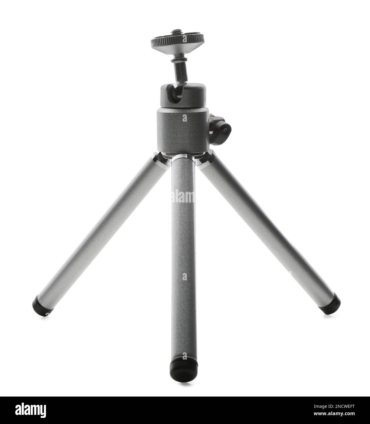 Modern stylish mobile tripod isolated on white Stock Photo - Alamy