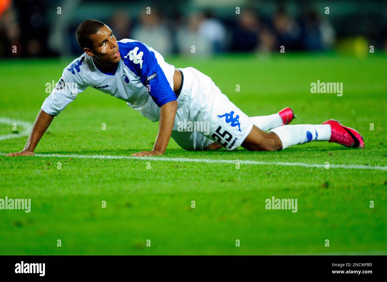FC Copenhagen's Mathias Zanka Jorgensen reacts during a Group D ...