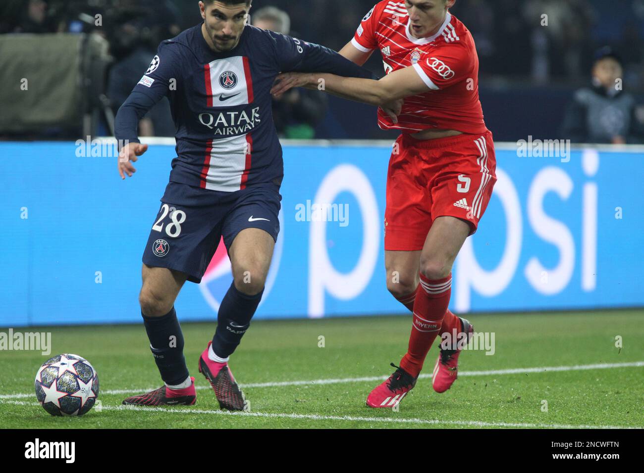 Paris, Stade de France, 14/02/2023, PARIS, France. , . 28. Carlos SOLER ...