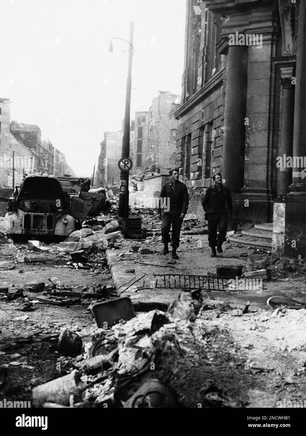 Now that American and British troops occupy Berlin, they have been able ...