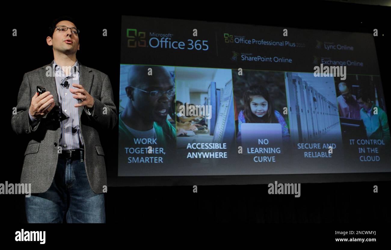 Chris Capossela, Senior Vice President for the information worker ...