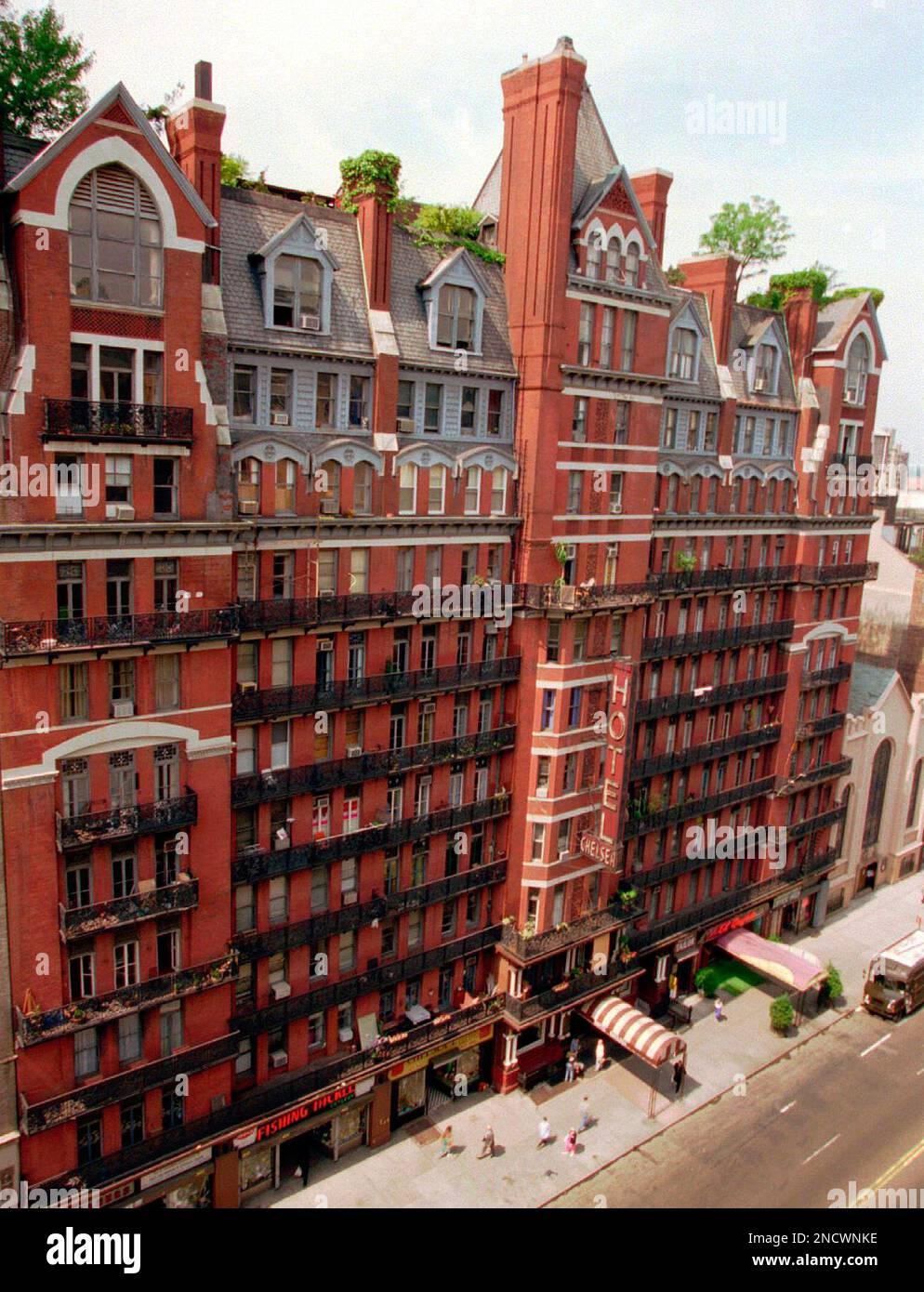 FILE - This 1996 file photo shows the Hotel Chelsea on New York's West ...