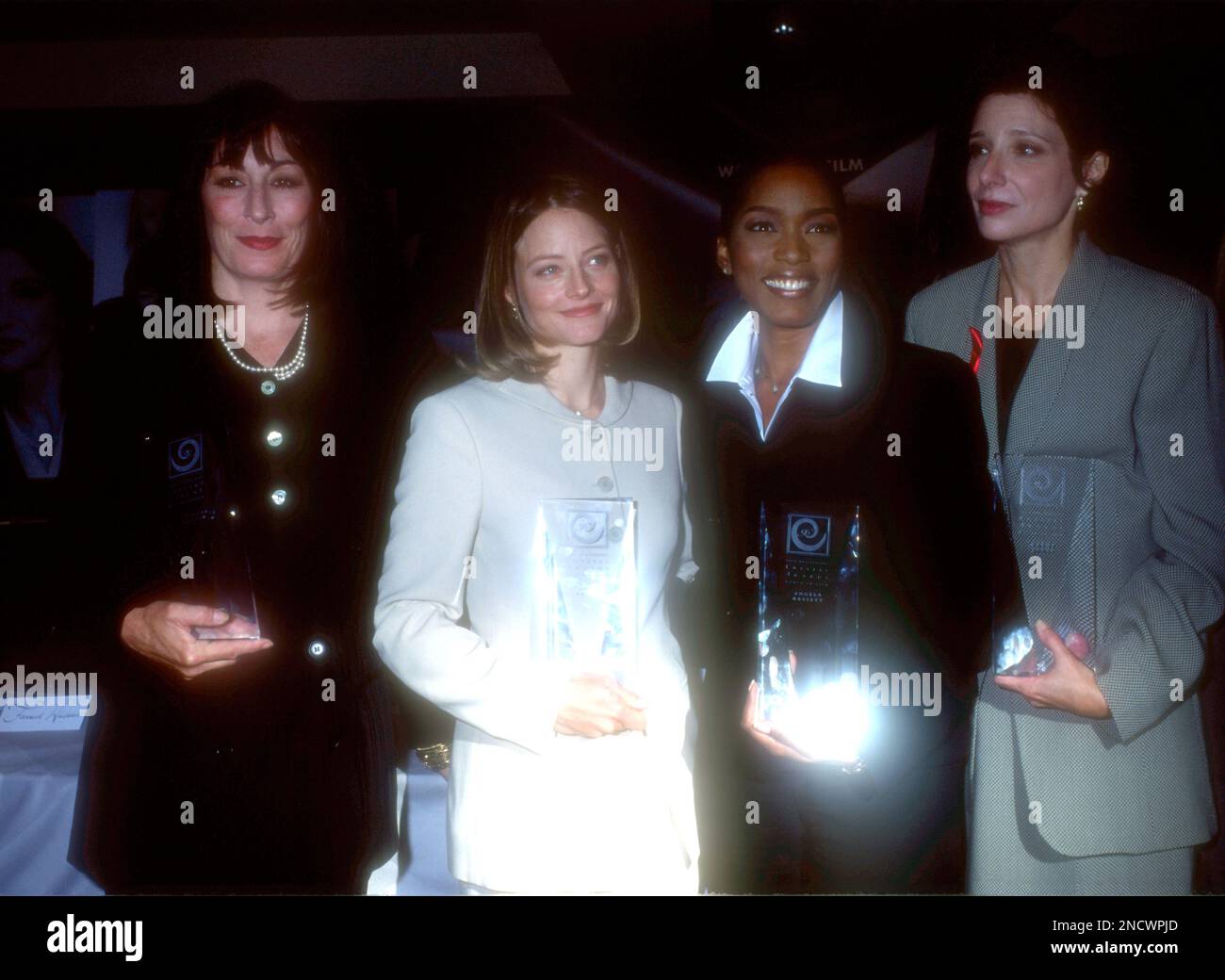 Los Angeles, California, USA 21st June 1996 (L-R) Actress Anjelica ...
