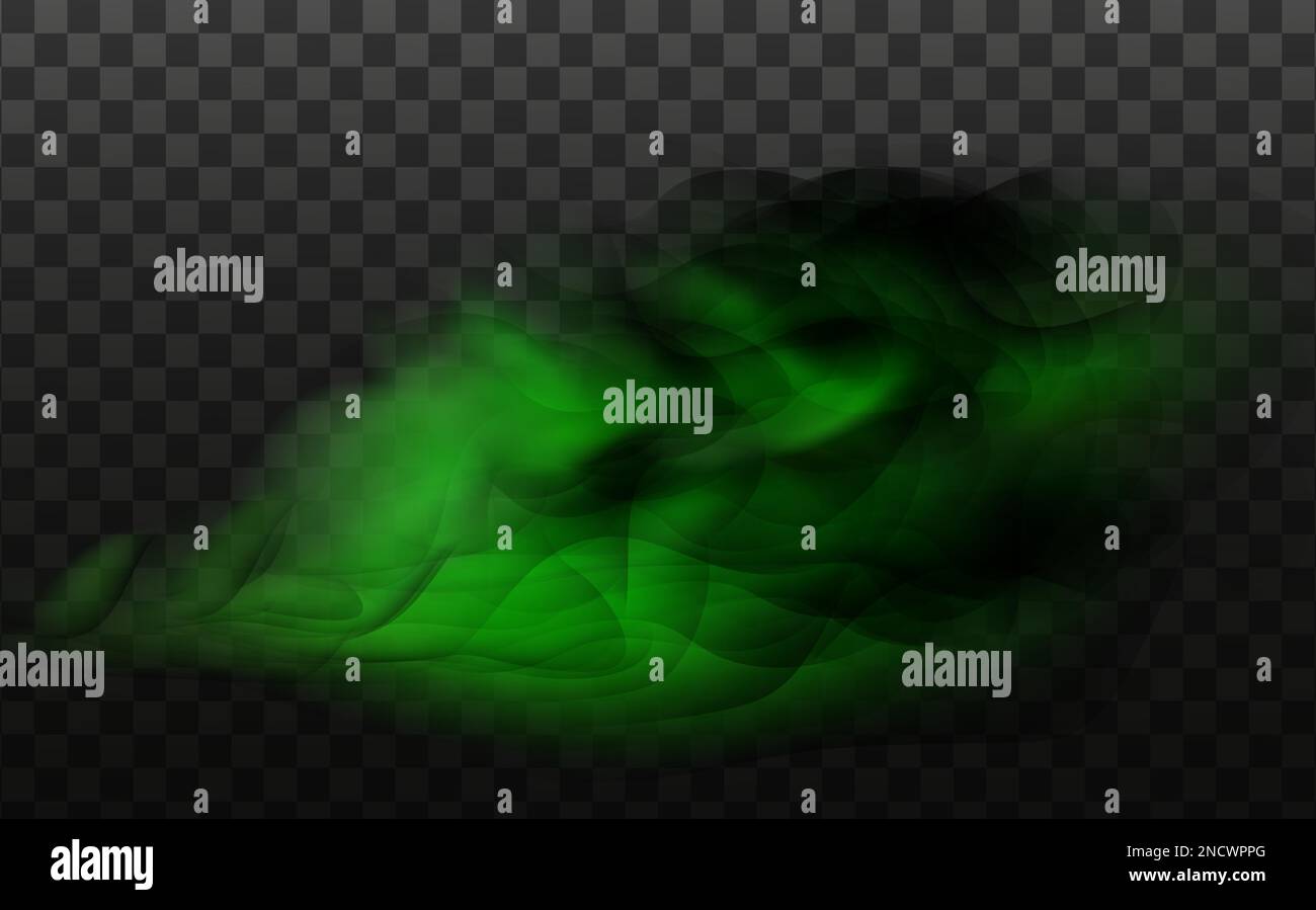 Vector realistic set of stench breath or sweat odor isolated on ...