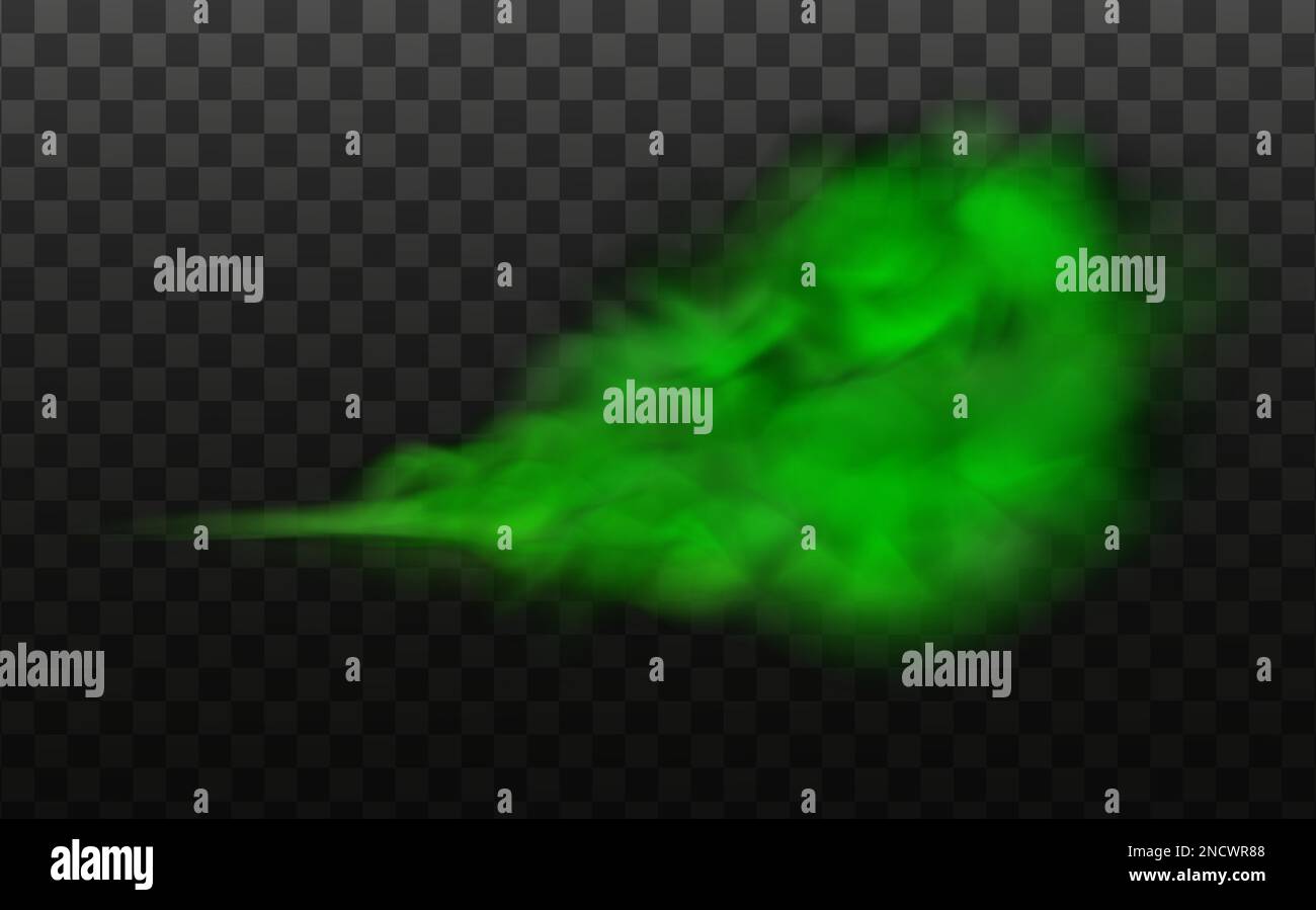 Vector realistic set of stench breath or sweat odor isolated on ...