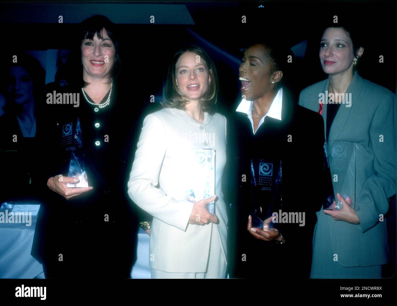 Los Angeles, California, USA 21st June 1996 (L-R) Actress Anjelica ...