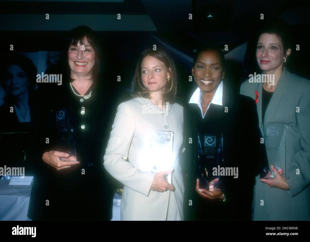 Los Angeles, California, USA 21st June 1996 (L-R) Actress Anjelica ...