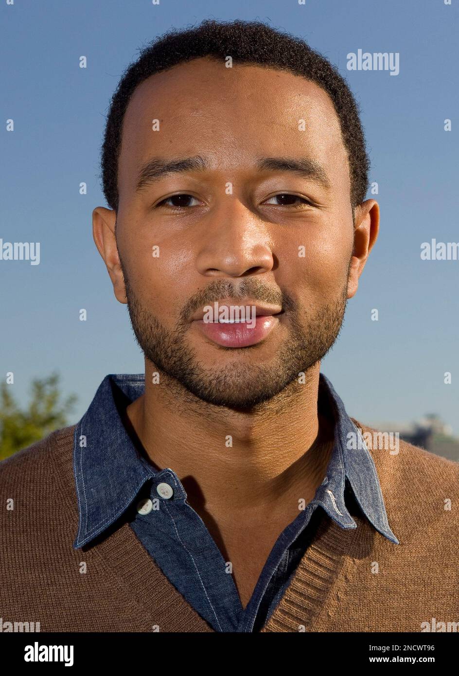 U.S musician John Legend is photographed before his interview with APTN ...