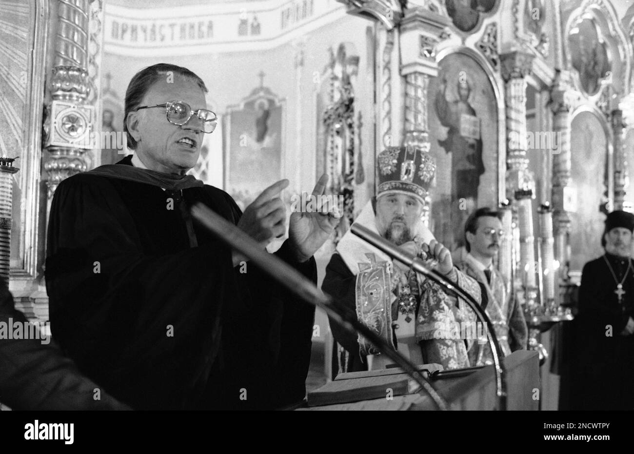 Archbishop preaches to his Russian Orthodox, congregation at the ...