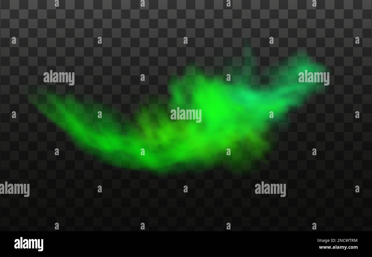 Vector realistic set of stench breath or sweat odor isolated on ...