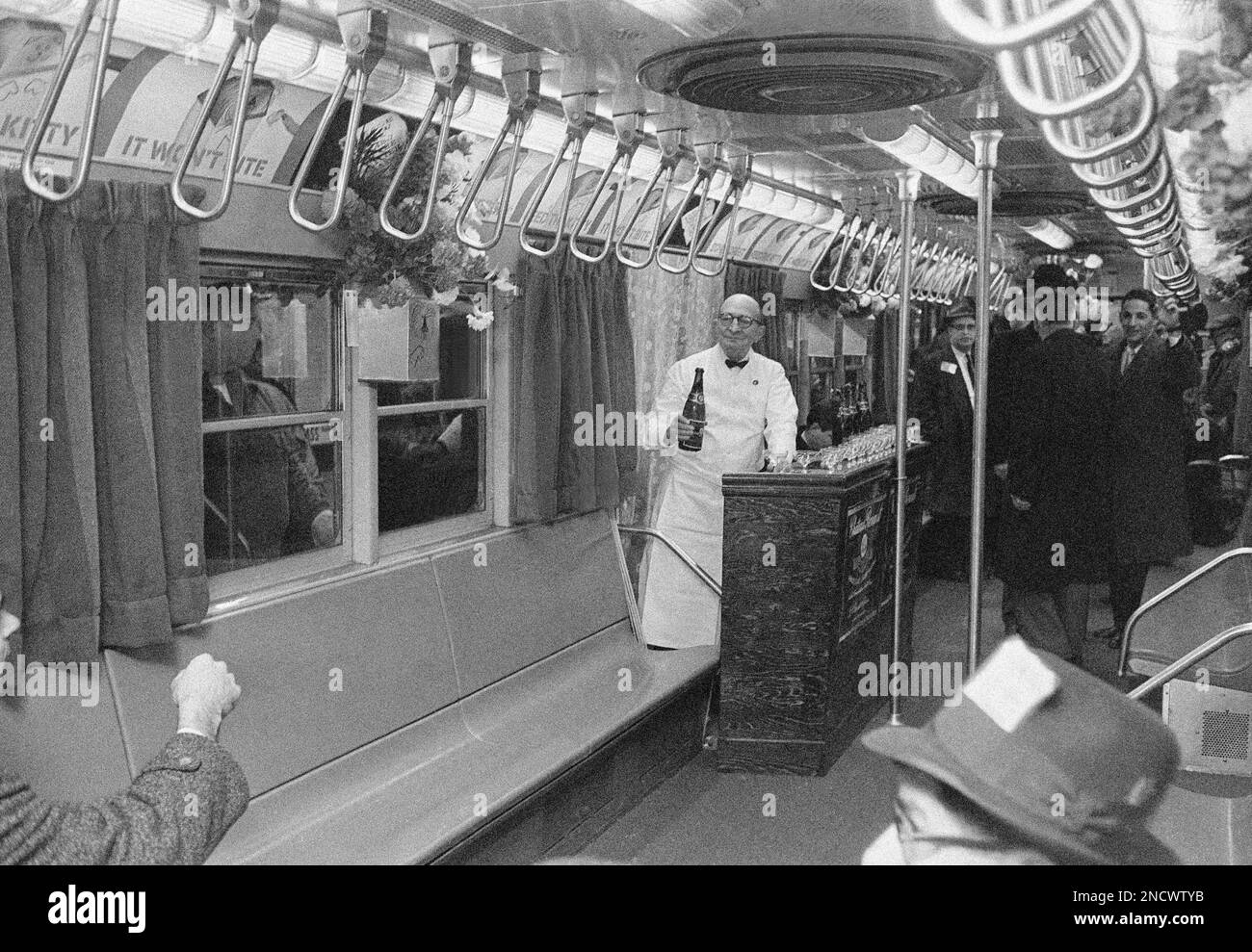Joseph E. O'Grady, right, member of New York City's Transit Authority ...