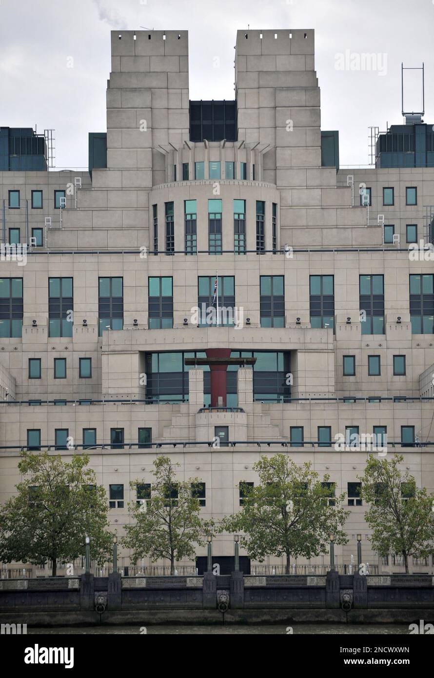 The building of British Secret Intelligence Service, SIS, also known as ...
