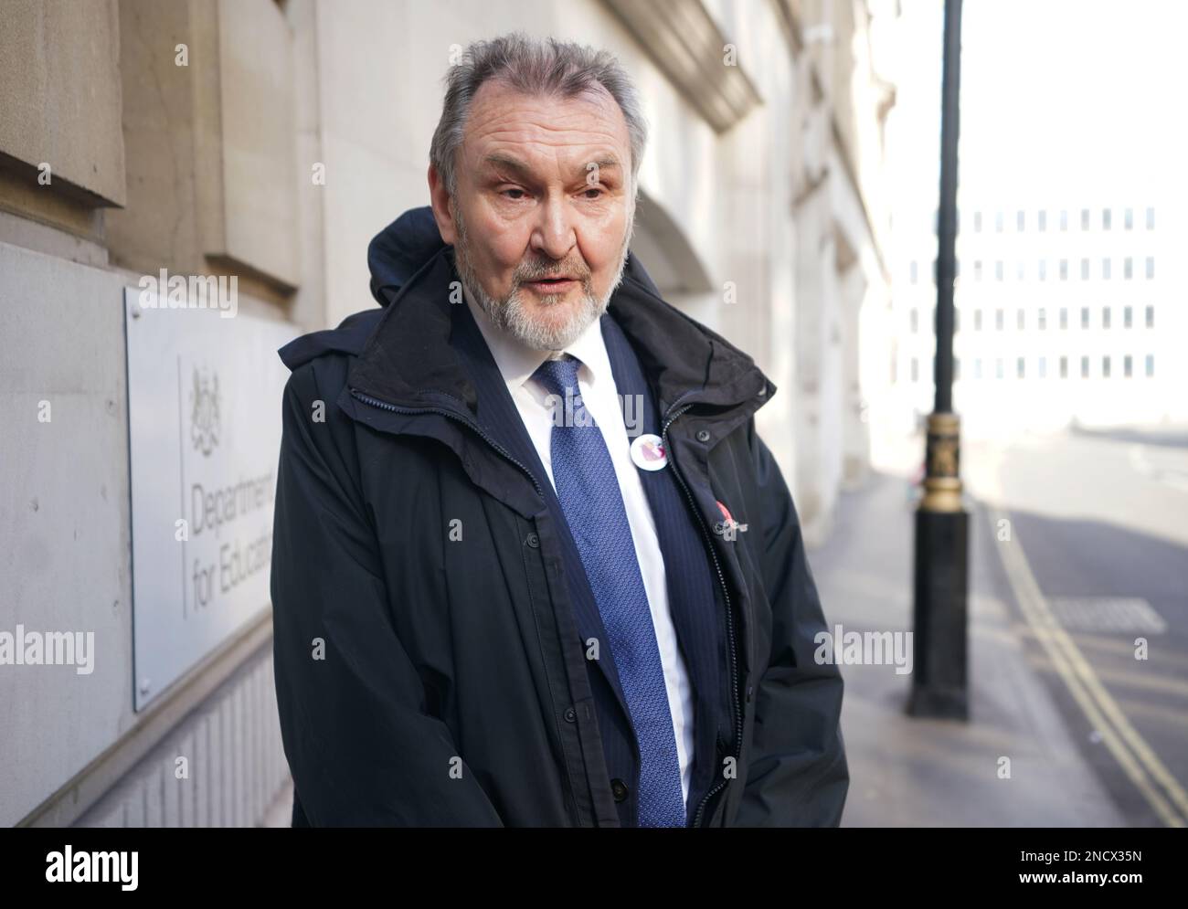 Kevin Courtney, joint general secretary of the National Education Union ...