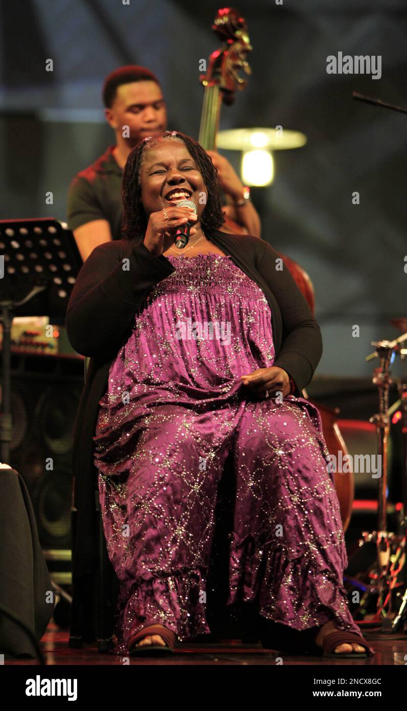 U.S. jazz singer Randy Crawford performs during Beirut Jazz Festival in ...
