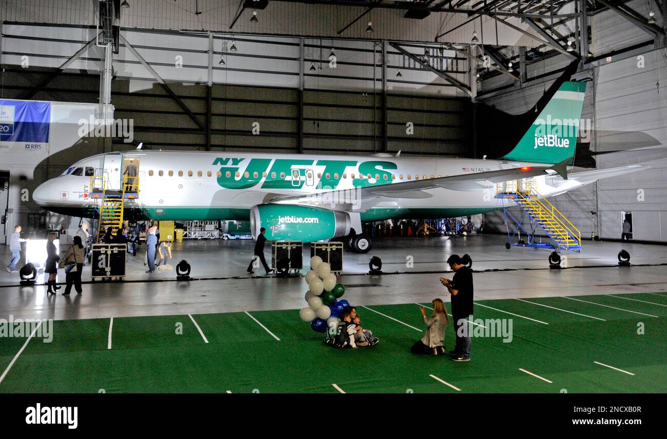 After JetBlue airline unveiled its first specially painted aircraft in ...