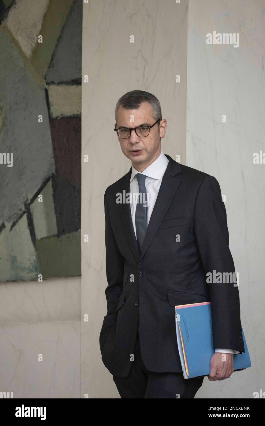 Paris, France February 15, 2023. Elysee Palace General Secretary Alexis ...