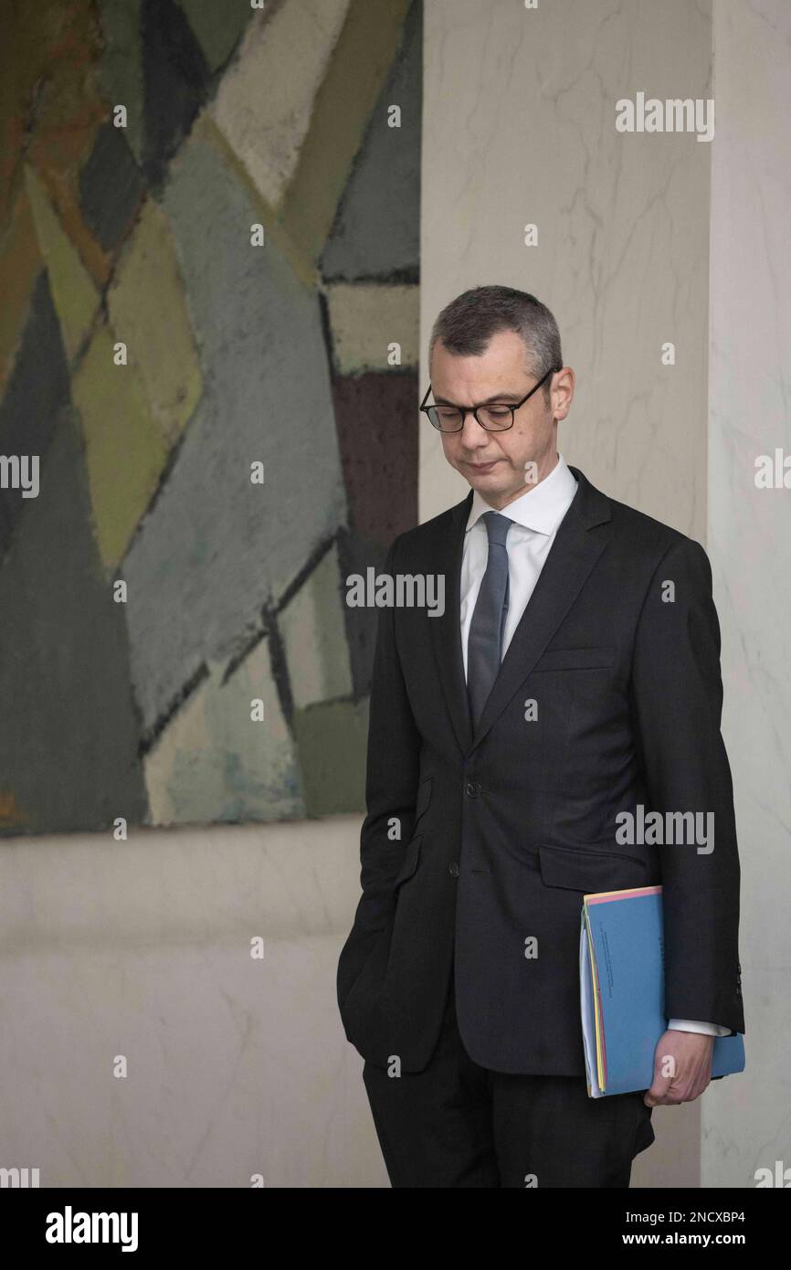 Paris, France February 15, 2023. Elysee Palace General Secretary Alexis ...