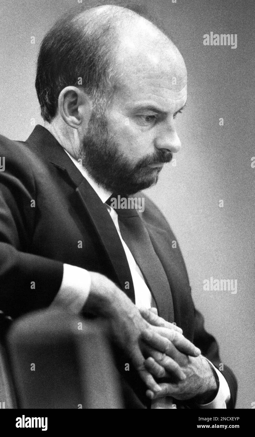 Joseph Hazelwood appears in Anchorage Superior Court, Dec. 13, 1989. A ...