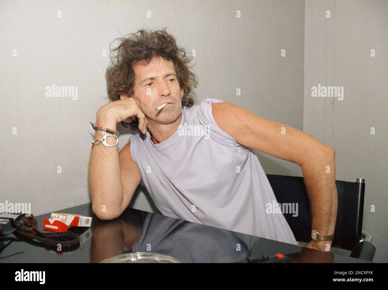 Singer Keith Richardss, member of the Rolling Stones, is shown during ...