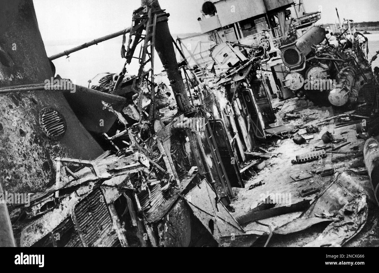 Twisted armor plate, blasted decks and crippled torpedo tubes after ...