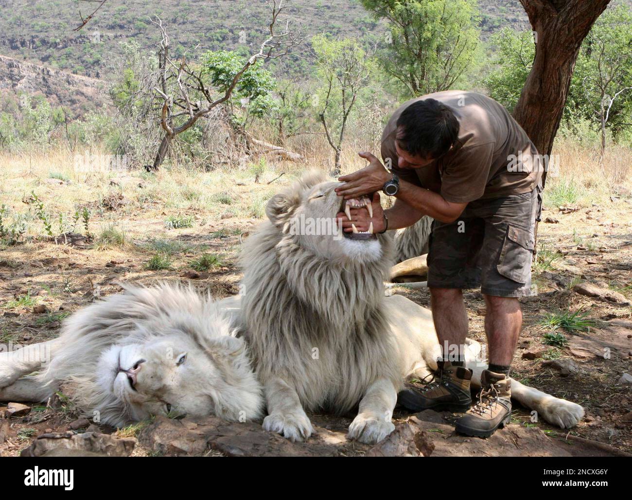 In this photo taken Monday Oct. 11, 2010, Kevin Richardson, a.k.a. the ...
