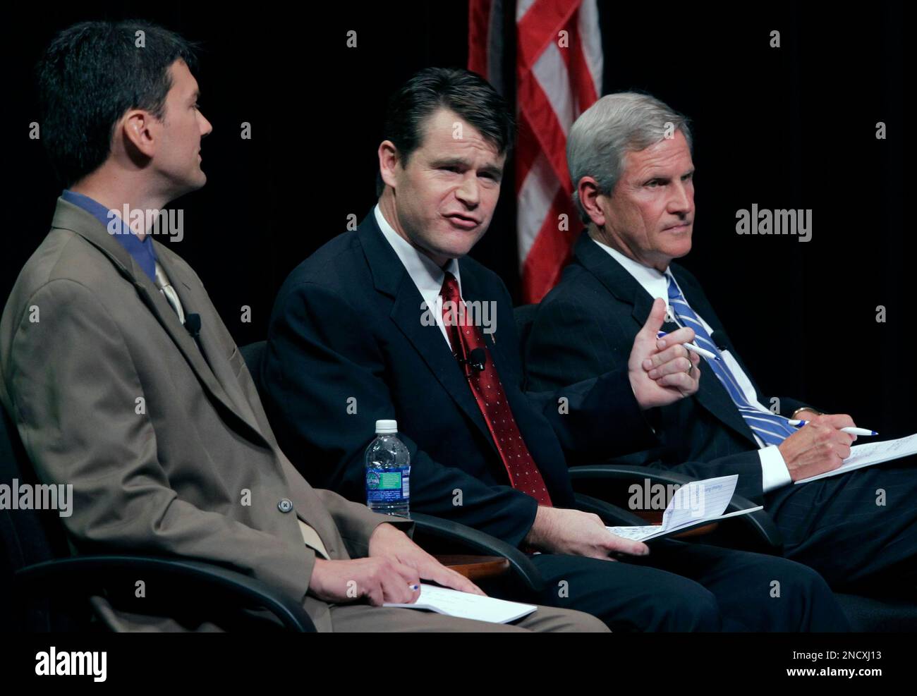 Candidates for Indiana's 9th Congressional district, left to right ...