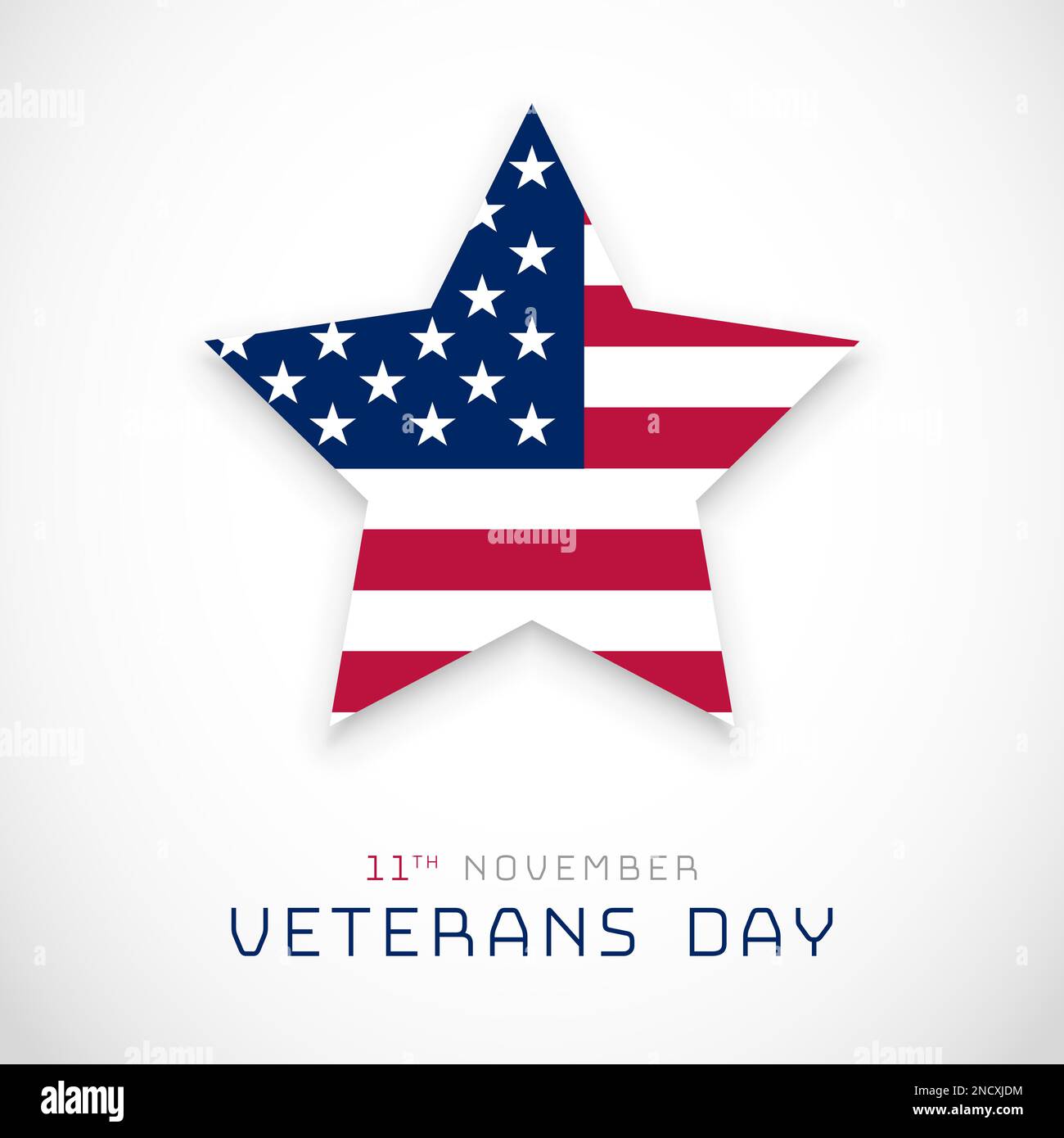 Veterans day, November 11 background with USA star flag Stock Vector ...