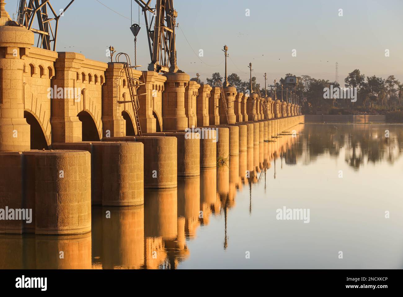 an old dam in egypt Stock Photo - Alamy