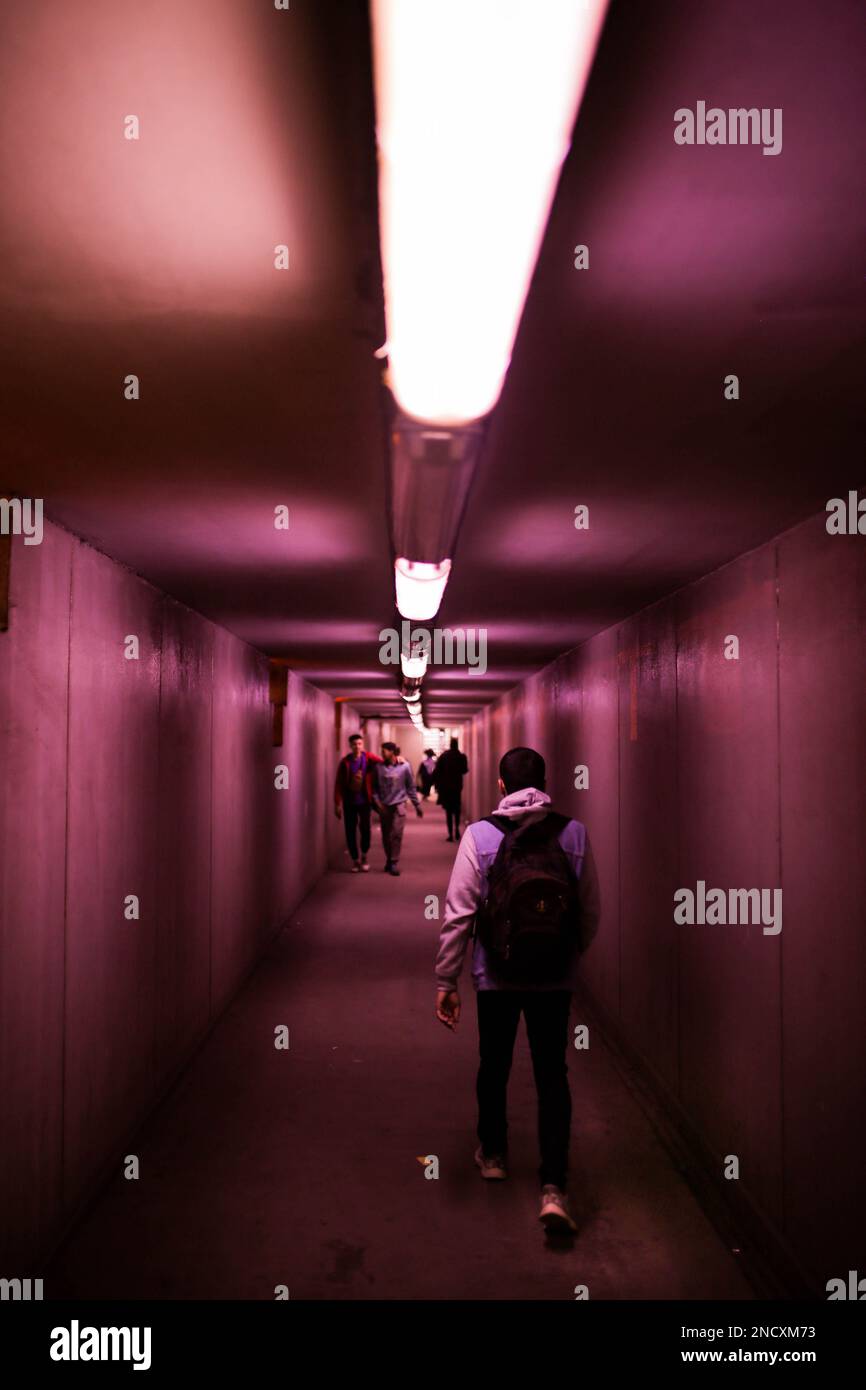 Long tunnel hi-res stock photography and images - Alamy