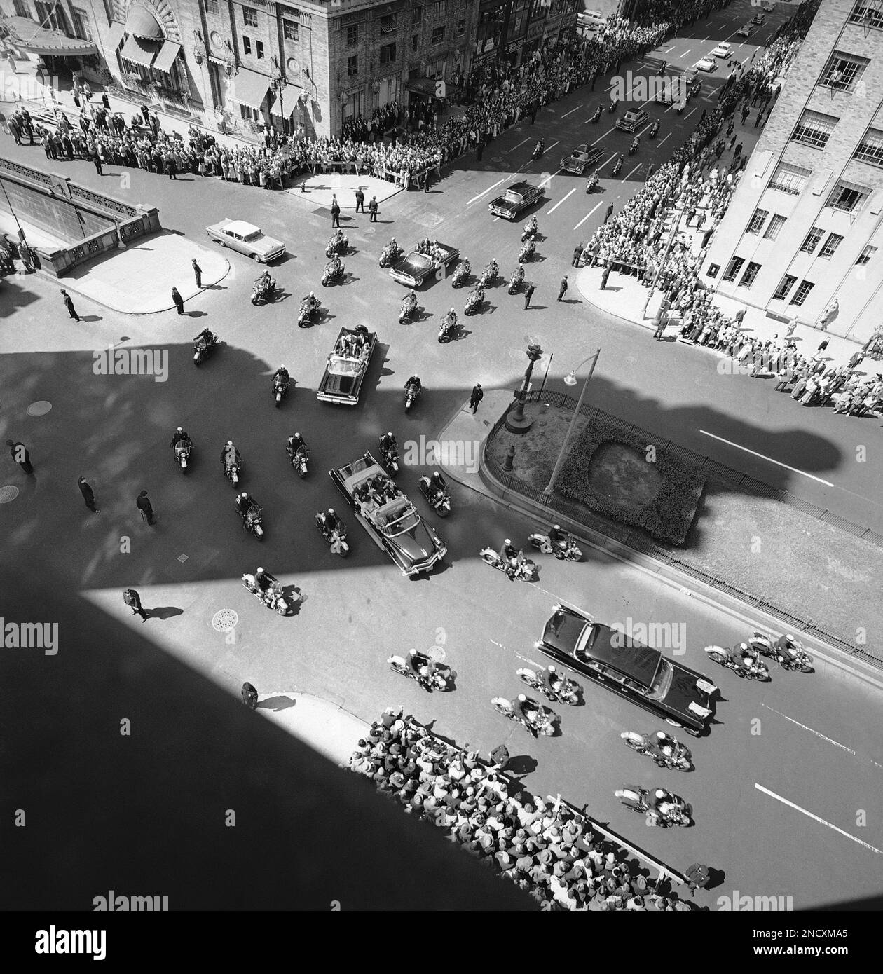 This was the parade pattern as a big black Cadillac bearing Soviet ...