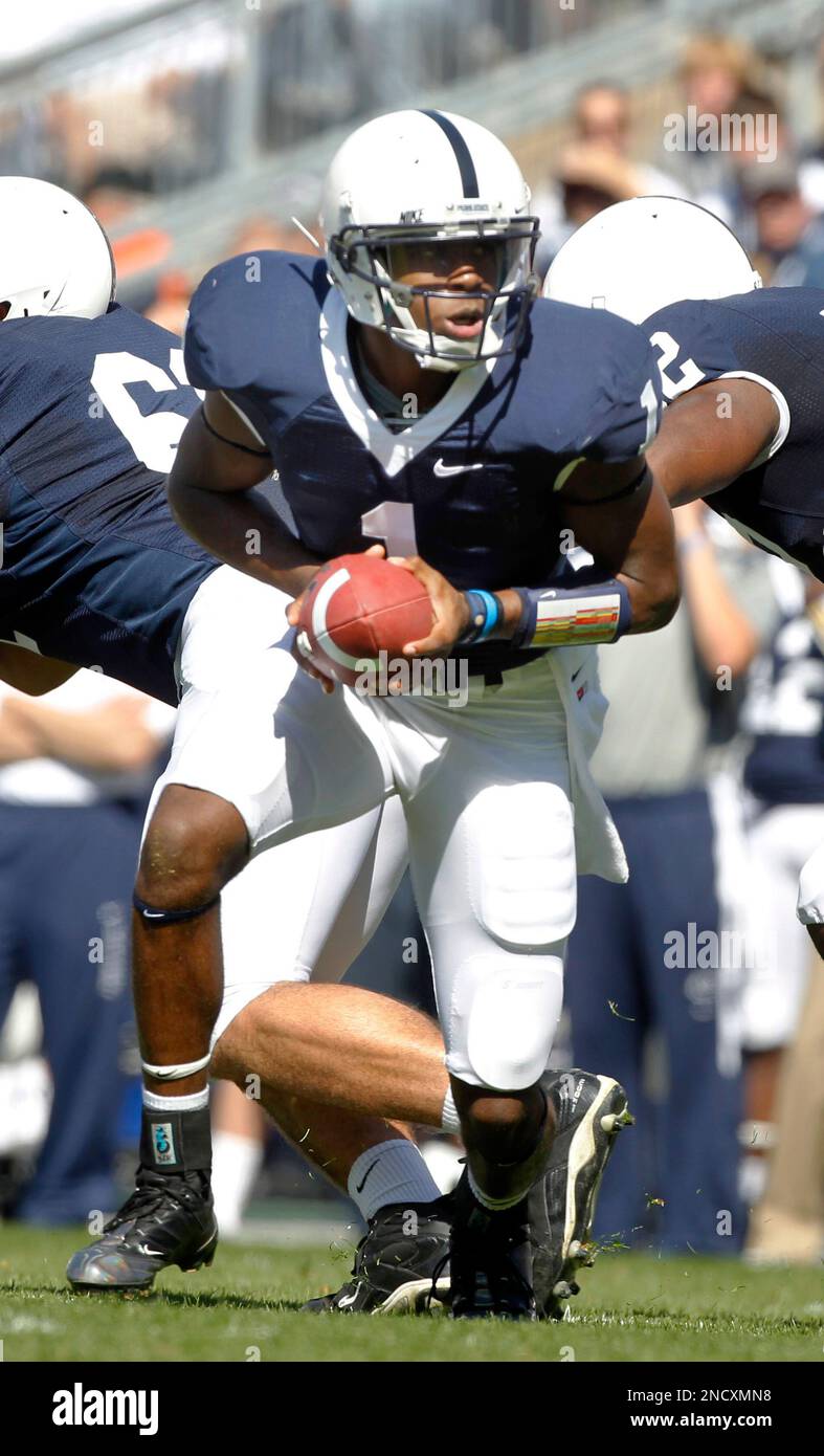 Penn State quarterback Robert Bolden (1) plays in the NCAA football ...