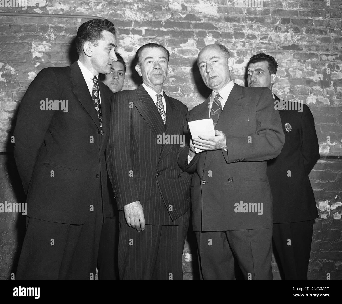 Willie “The Actor” Sutton, left, stands with his attorney, George ...