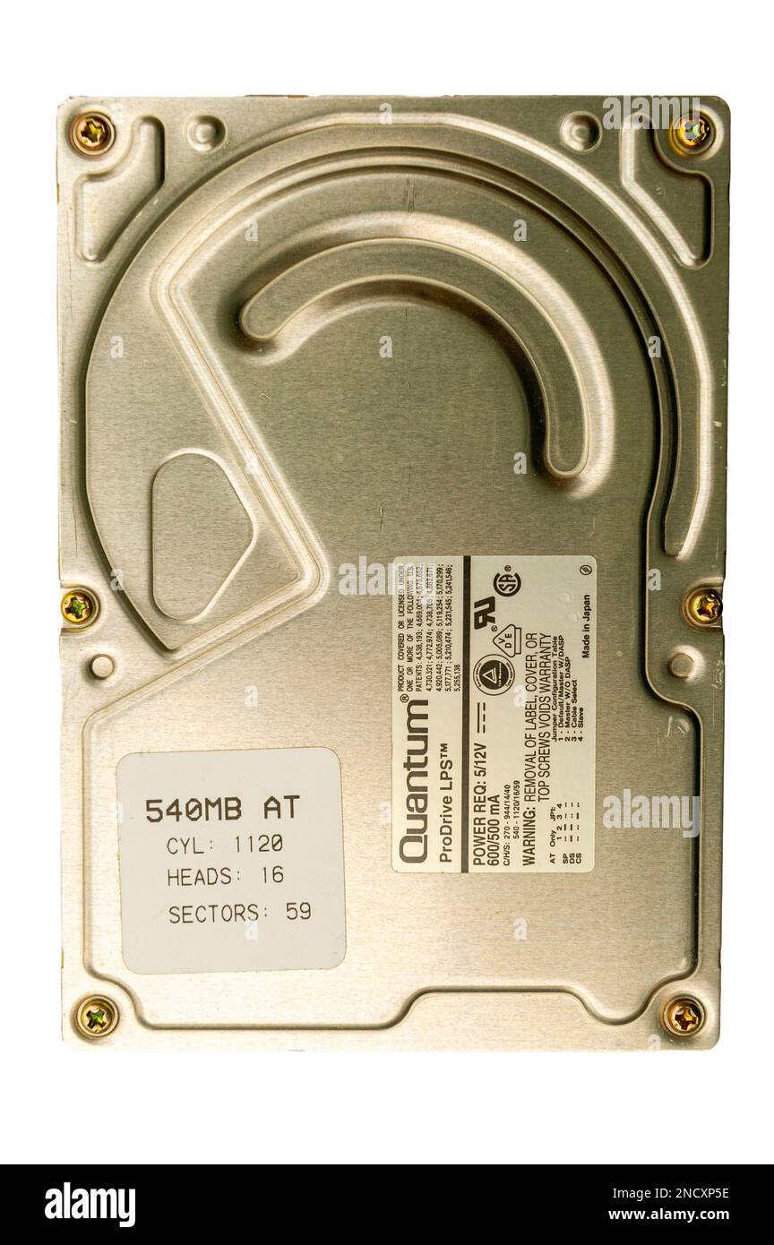 Vintage Quantum 3.5 inch hard disc drive Stock Photo - Alamy