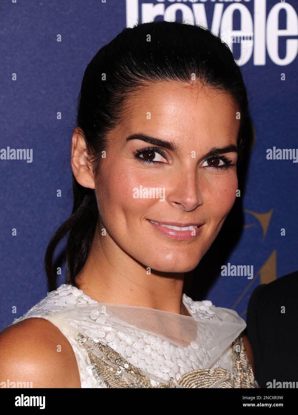 Actress Angie Harmon attends the Conde Nast Traveler Readers Choice ...