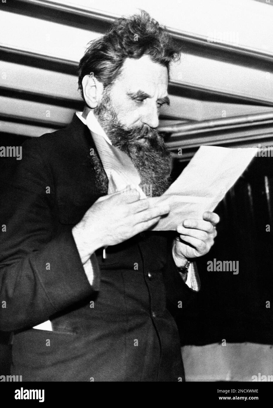 Professor Otto Schmidt, the famous Russian Arctic explorer, sometime in ...