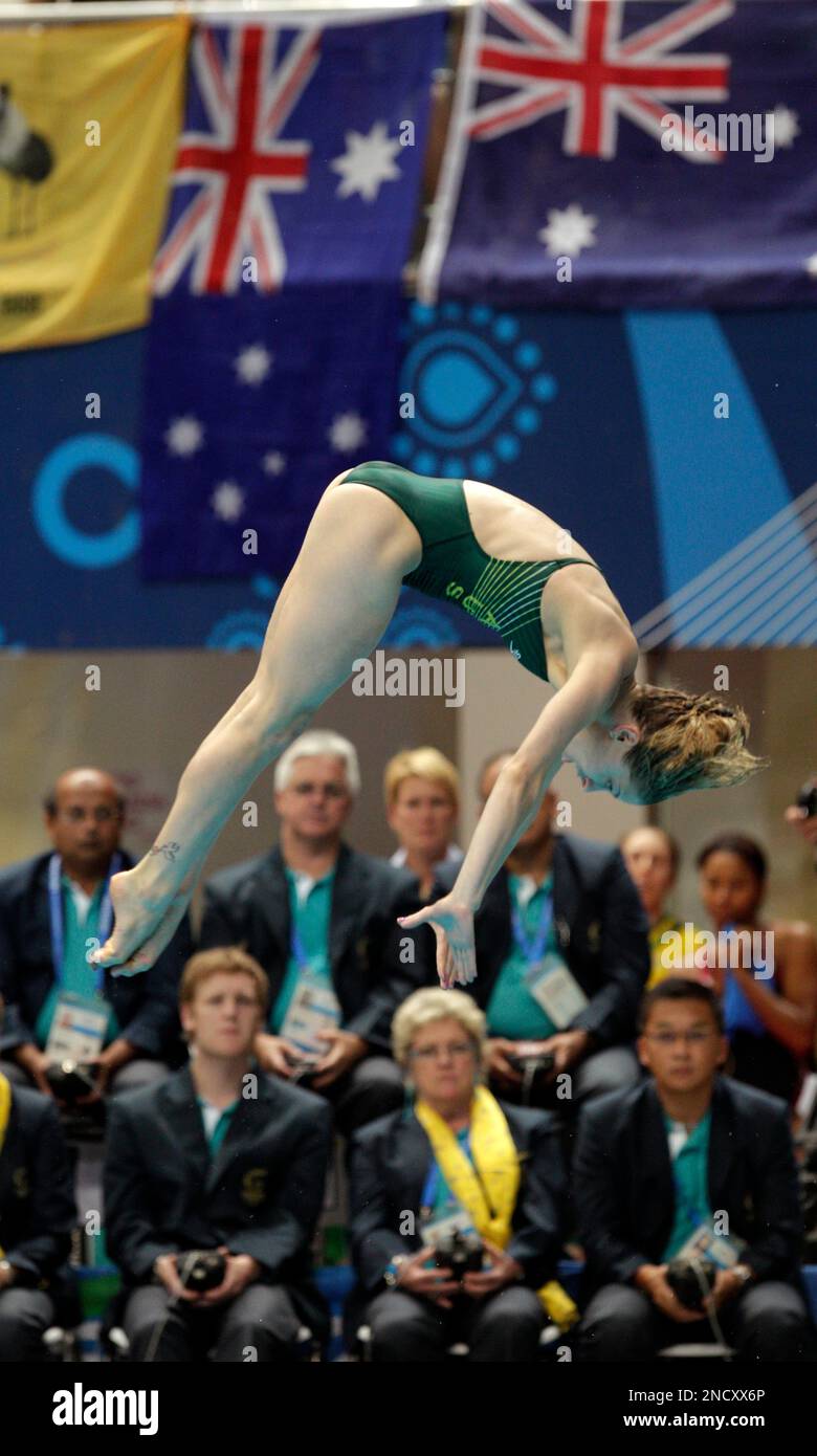 Australia's Sharleen Stratton competes to win the silver medal in the ...