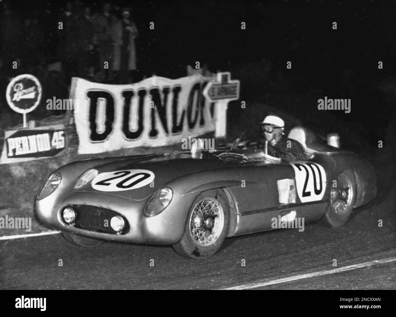 French race car driver Pierre Levegh's American co-driver John Fitch ...