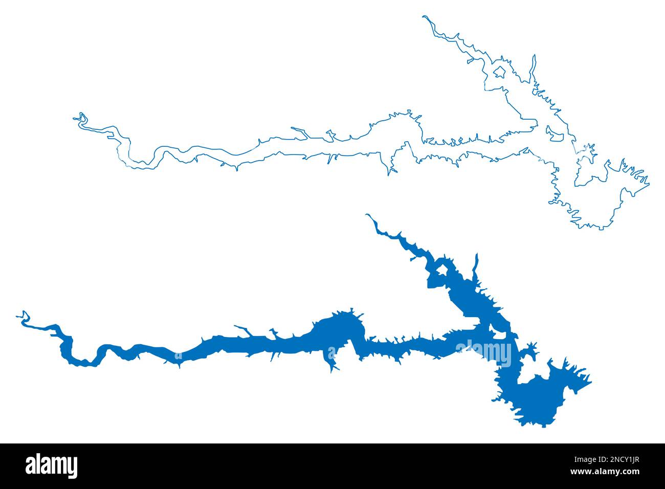 Lake Elwell Reservoir (United States of America, North America, us, usa ...