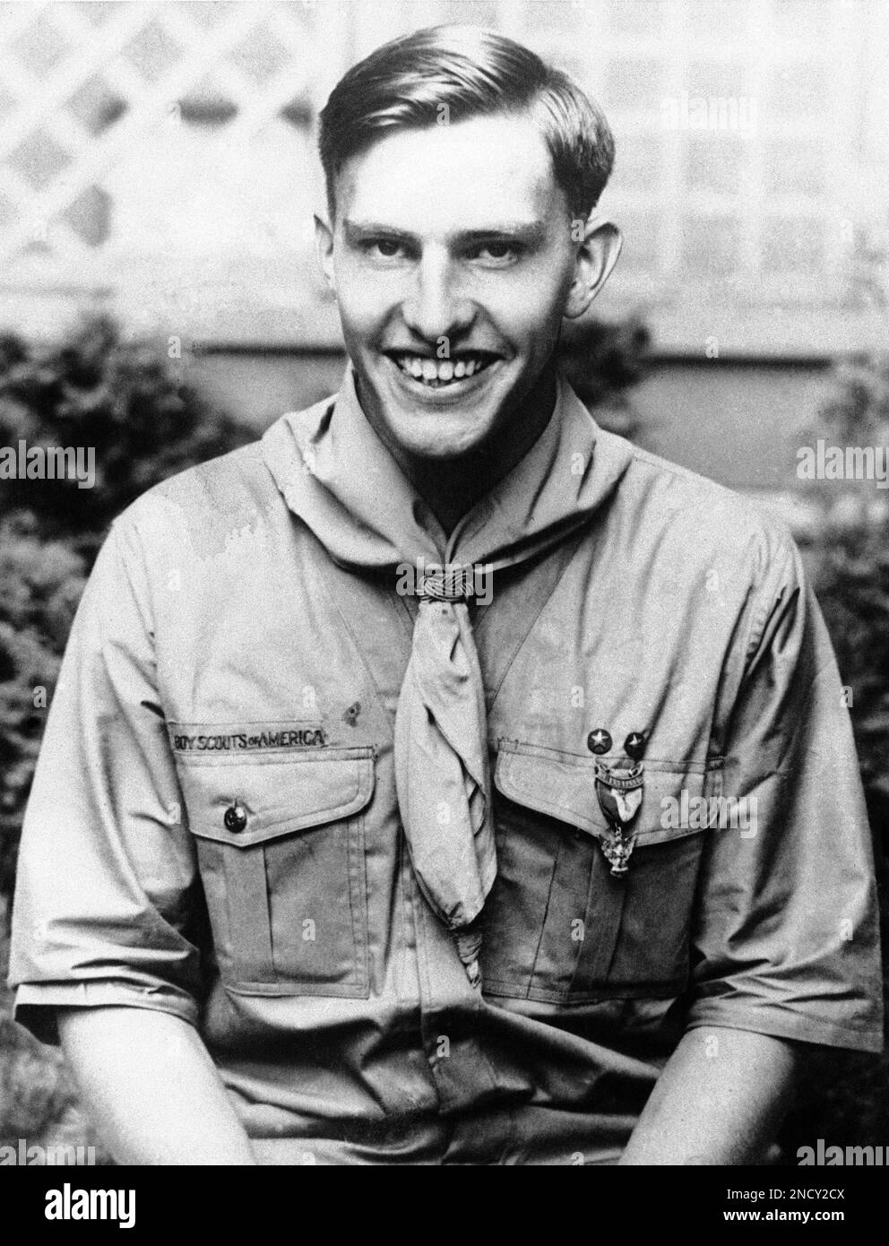 Paul A. Siple, 19, of Erie, Pa., was selected as the Boy Scout to serve ...